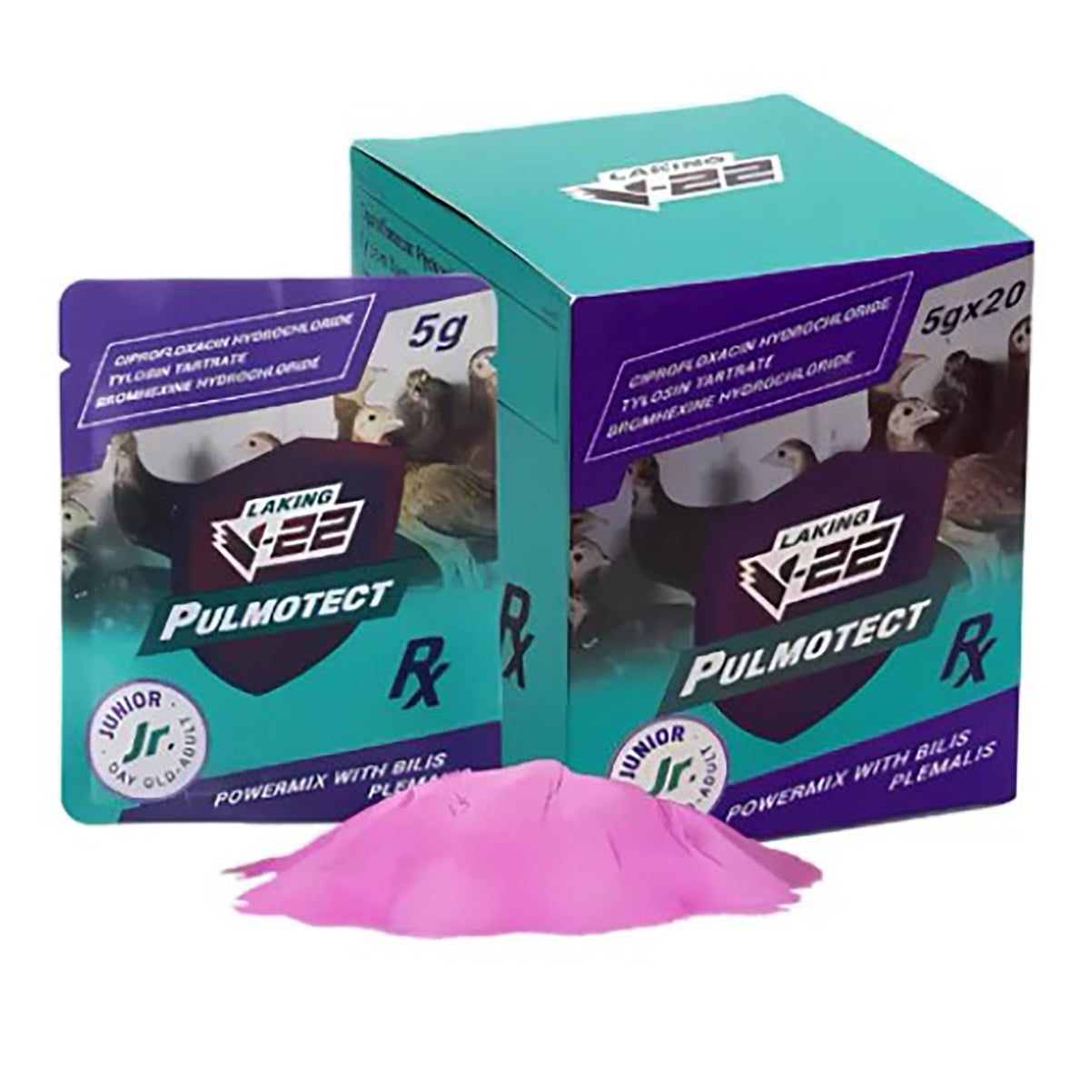 V22 Pulmotect JR 5g x 20 Sachet – gamefowlsupplement.com
