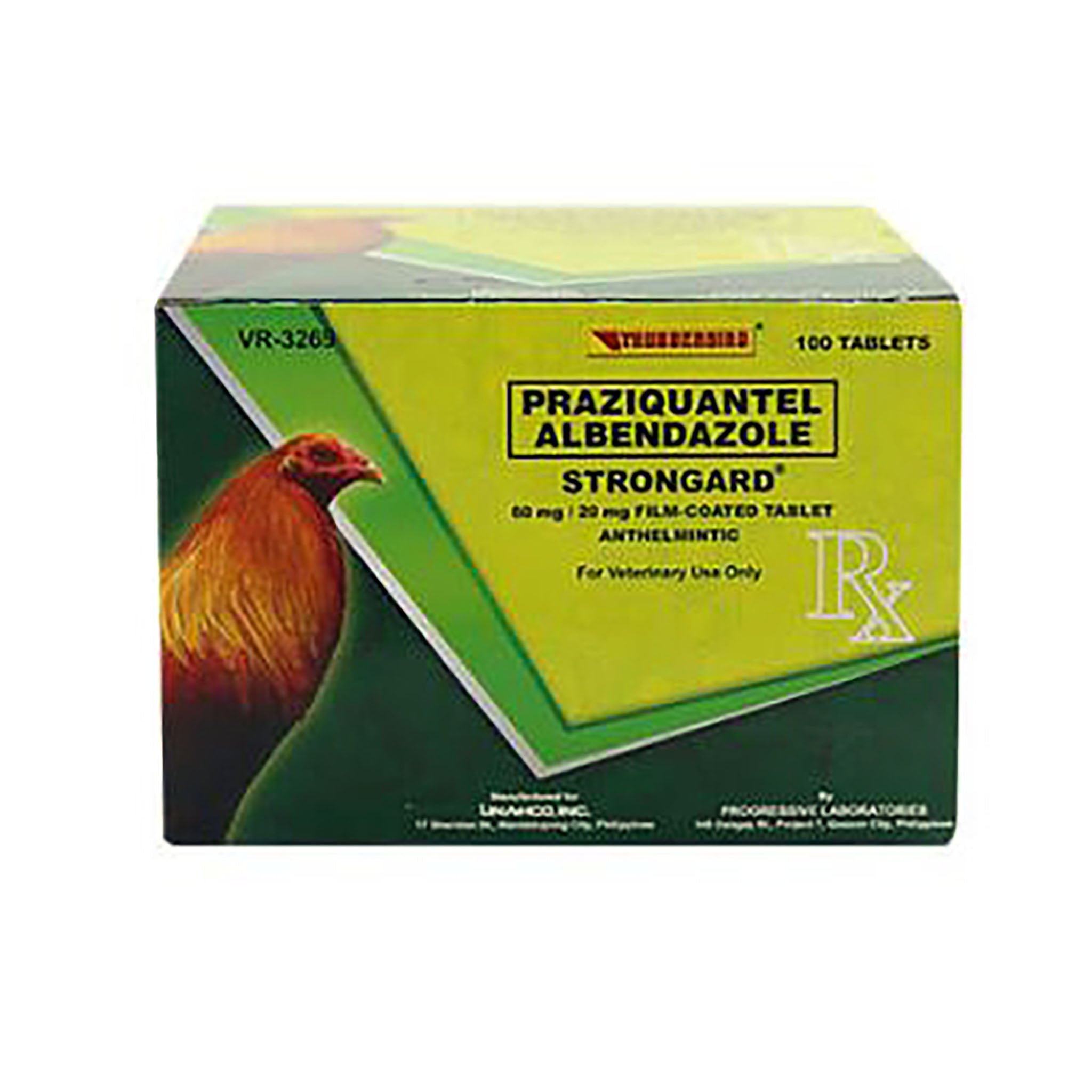 Strongard Praziquantel + Albendazole 100 Tablet (Thunderbird ...
