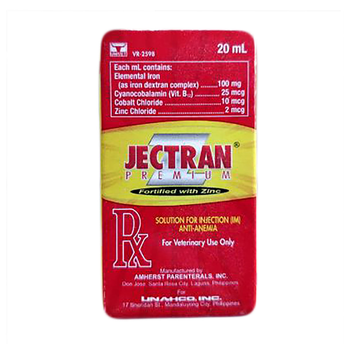 Jectran Premium Fortified With Zinc 20ml – gamefowlsupplement.com