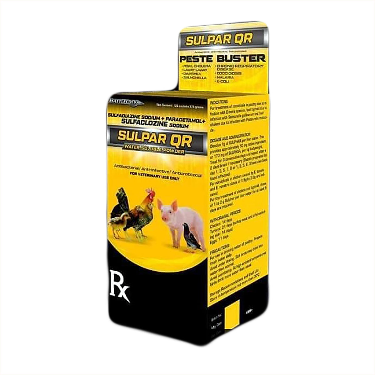 Sulpar QR powder 5g x 50's sachet – gamefowlsupplement.com