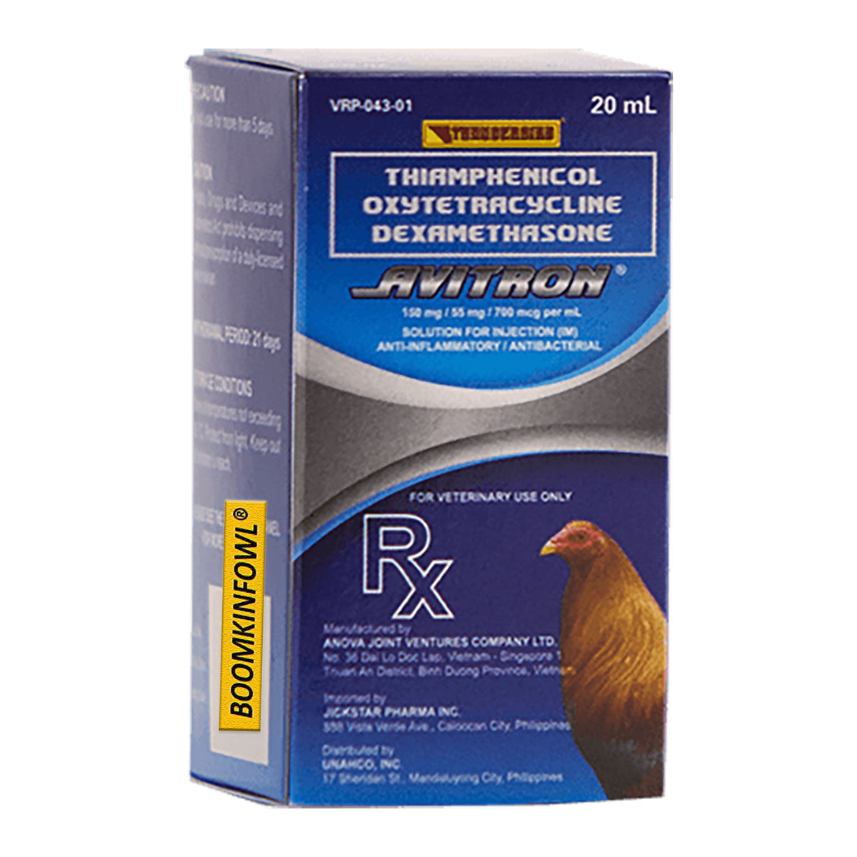 Avitron 20ml (Injectable) – gamefowlsupplement.com