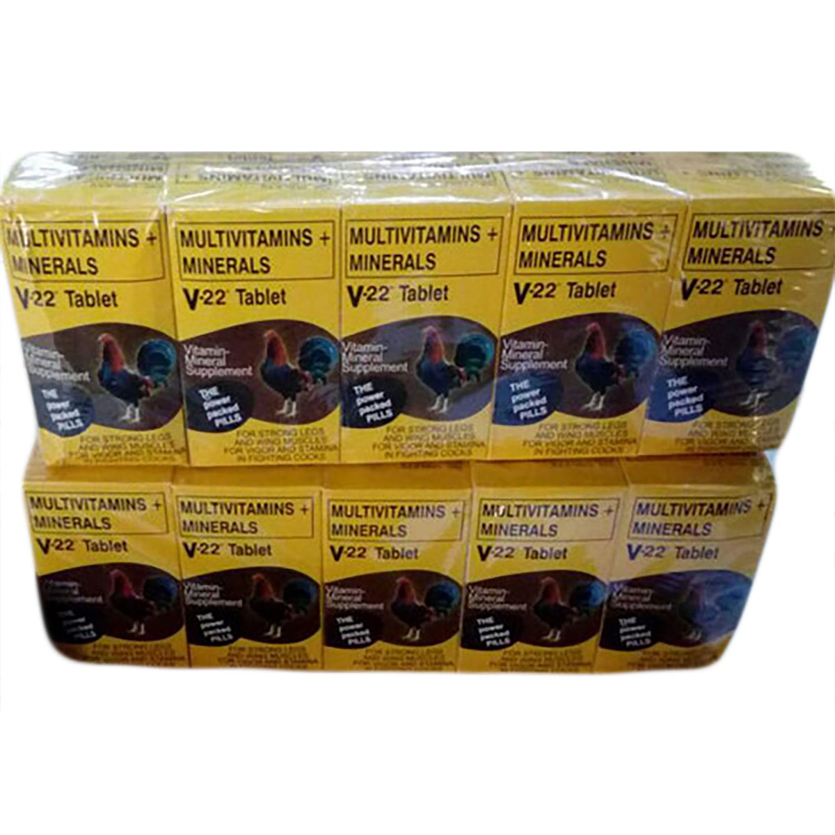 V22 Tablet (100 Tablet) 10 bottles – gamefowlsupplement.com