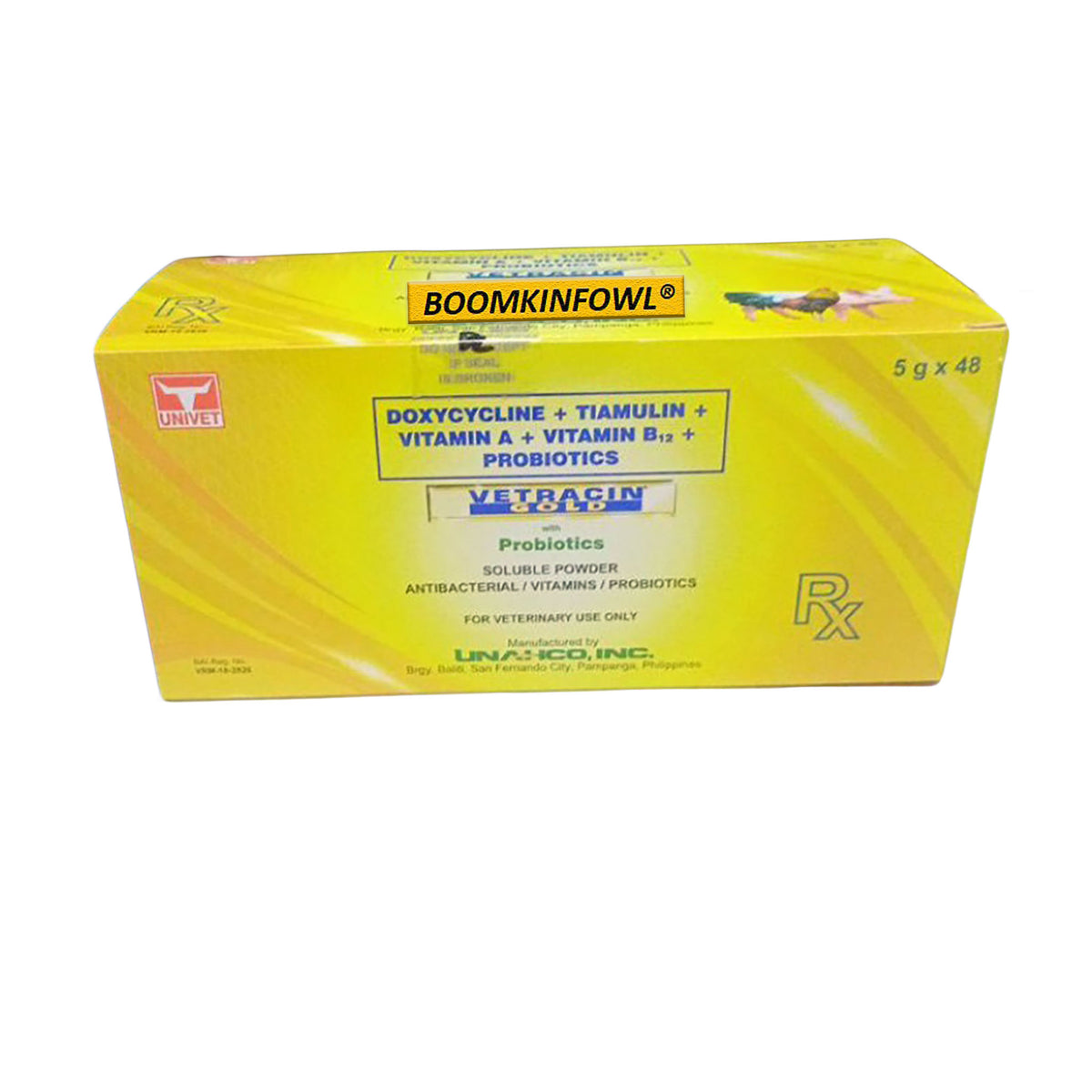 Vetracin gold 5g (48 Sachet) – gamefowlsupplement.com