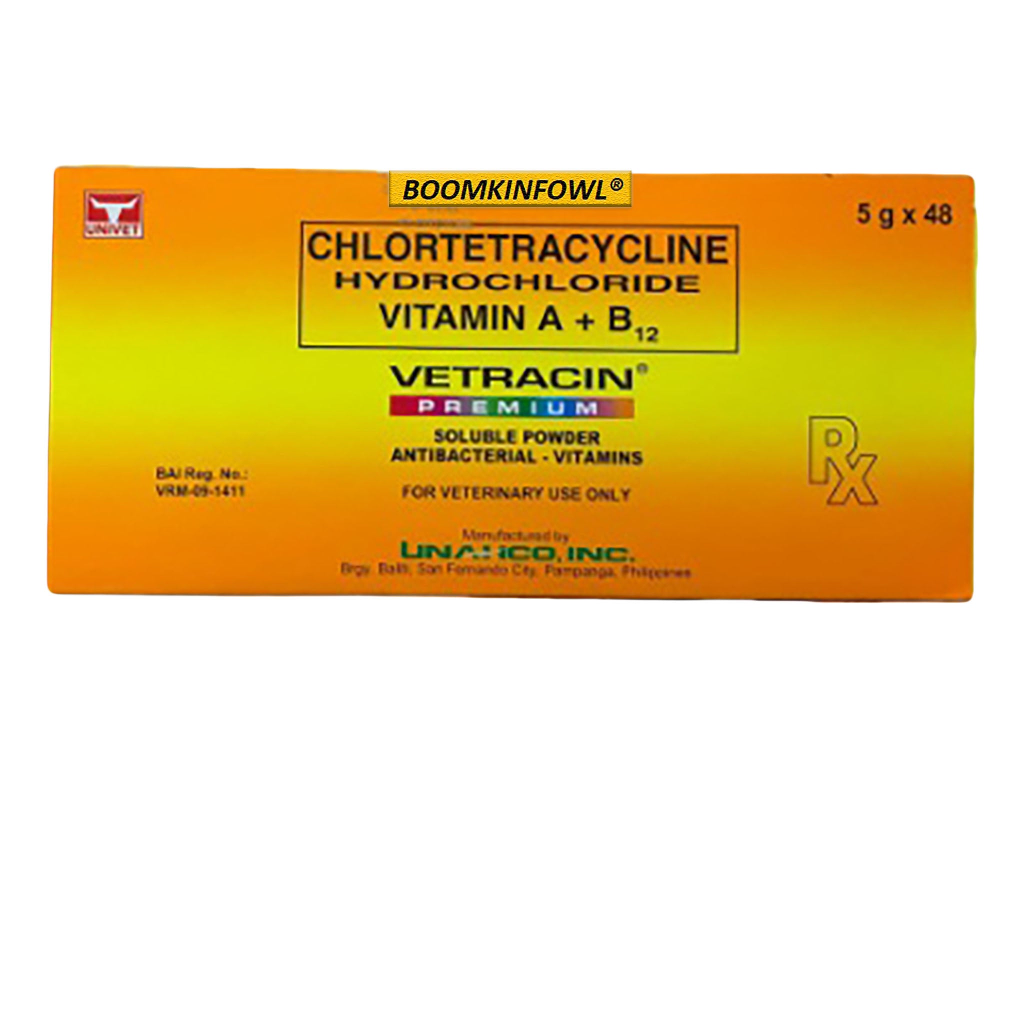 Vetracin Premium 5g (48 Sachet) – gamefowlsupplement.com